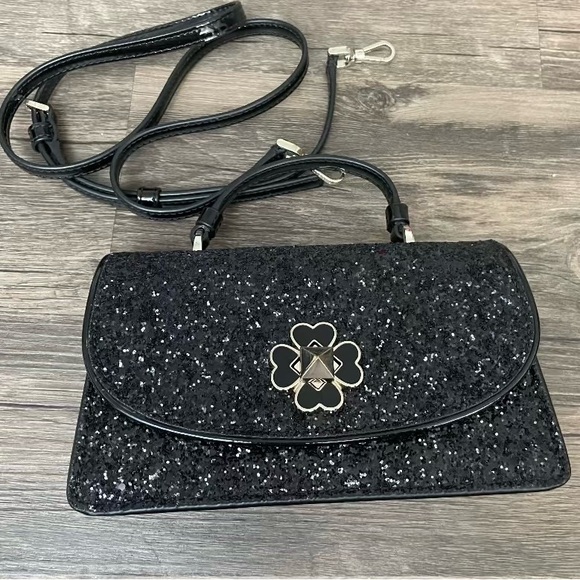 kate spade | Bags | Kate Spade Black Sequin Crossbody Bag | Poshmark